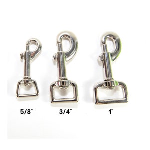 Dog Leash Hardware, Snap Hooks for Dog Leash, Nickel Snap Hooks, Metal ...