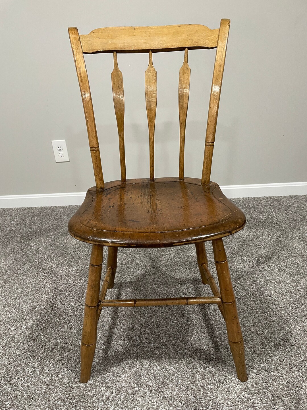 Antique rabbit Ears Chair - Etsy