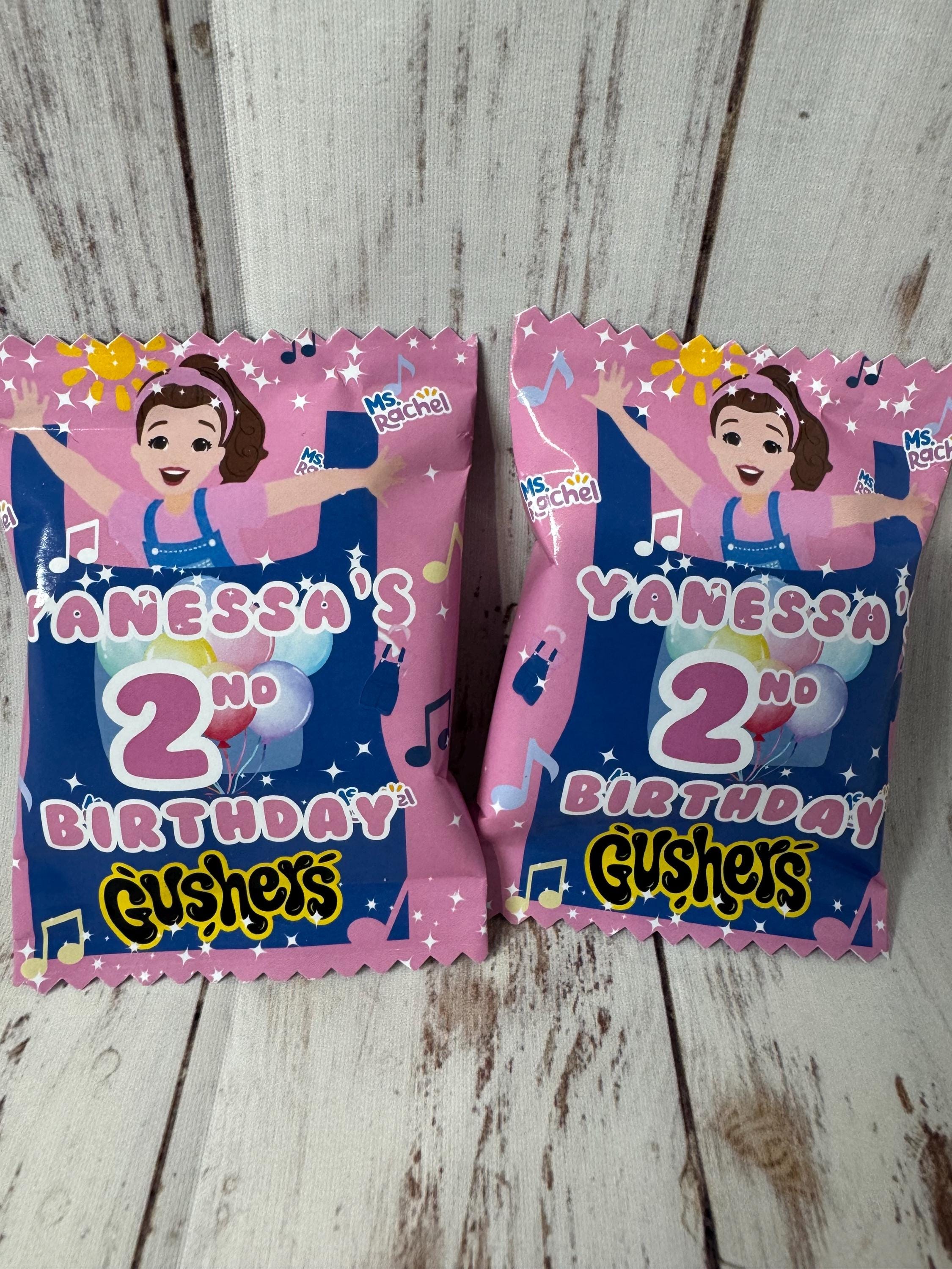 Custom Gushers, Birthday Party Favors - Etsy