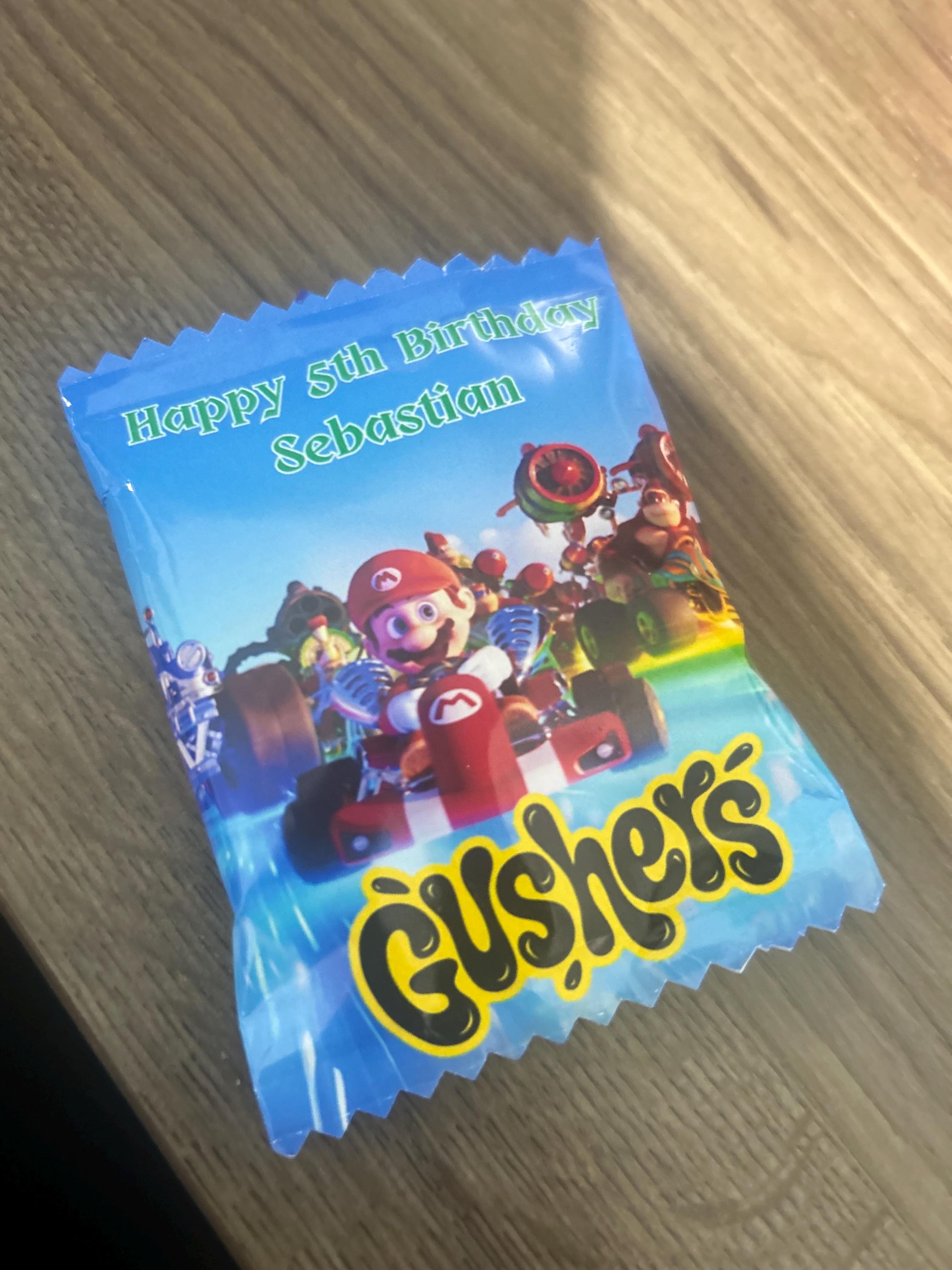 Custom Gushers, Birthday Party Favors - Etsy