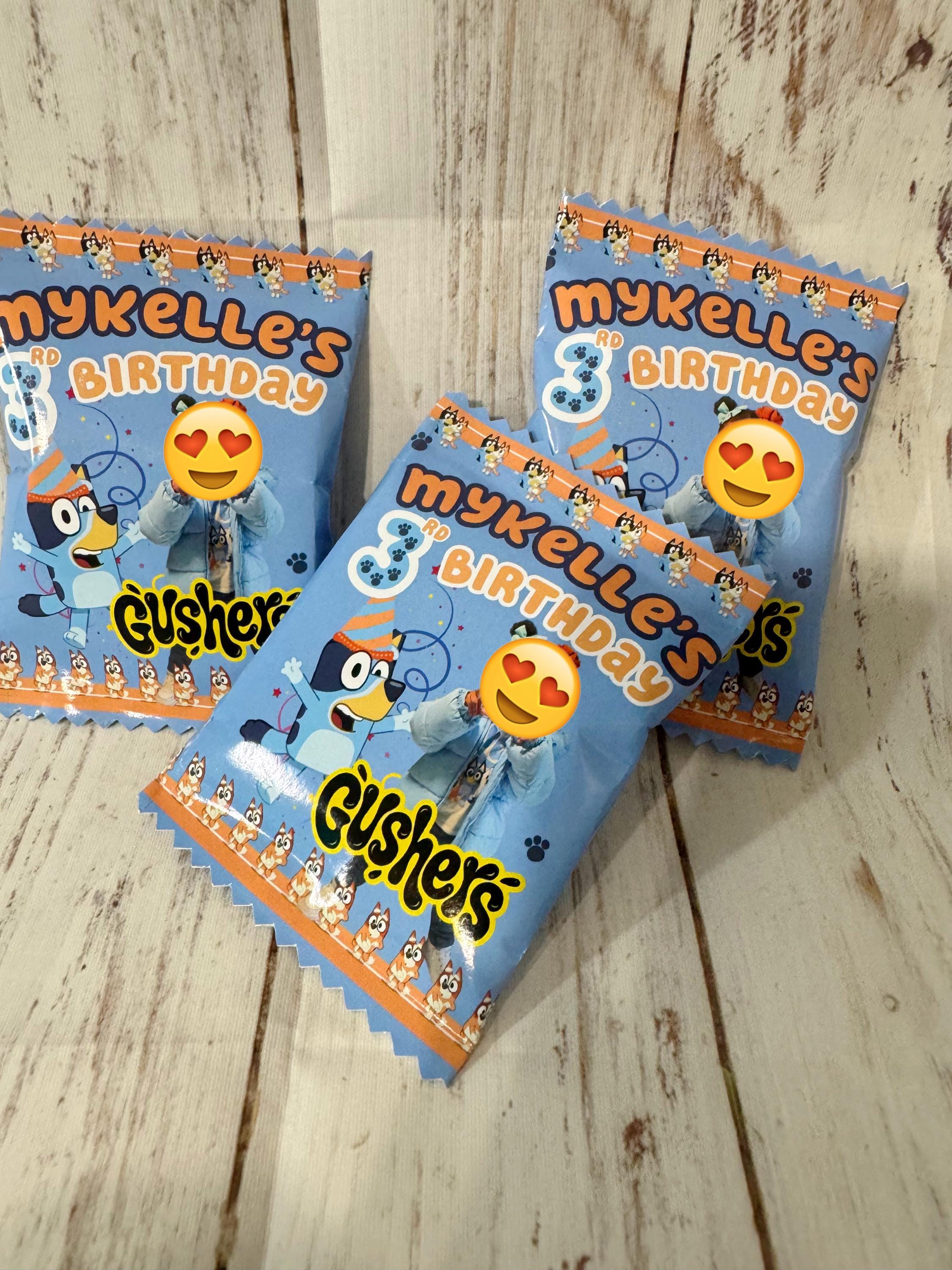 Custom Gushers, Birthday Party Favors - Etsy