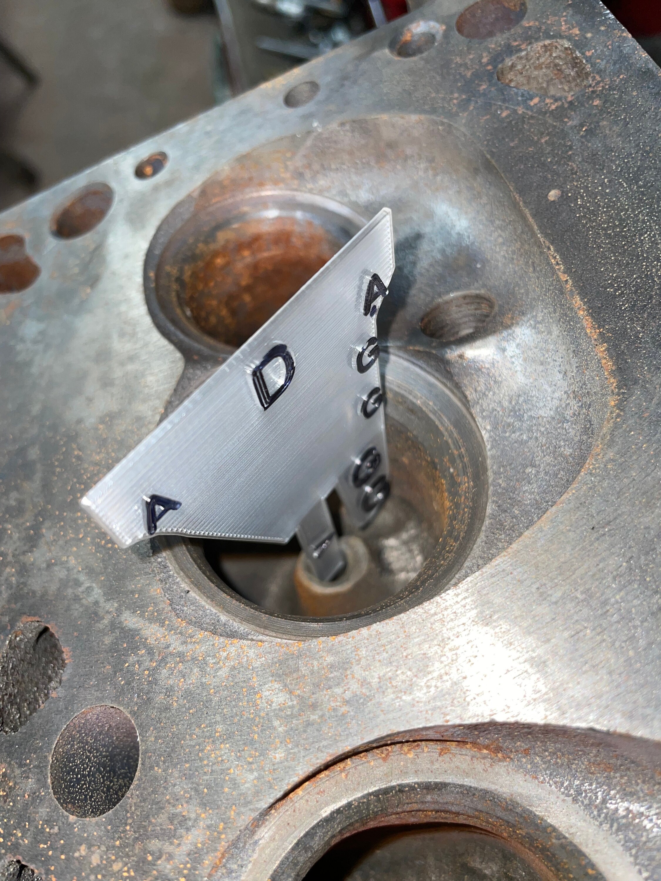 Mopar Performance Small Block Magnum Porting Templates. P4876413 - Etsy