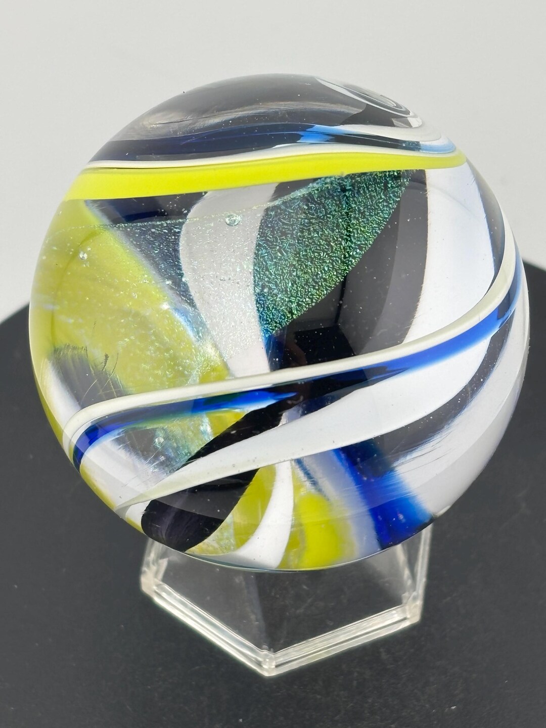 Handmade Contemporary Art Glass Marble, USA Made (2.1 Inch) - Etsy