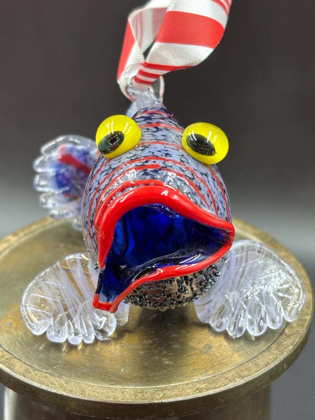 Goofy Fish, Sculpture or Christmas Ornament Handmade in the USA - Etsy