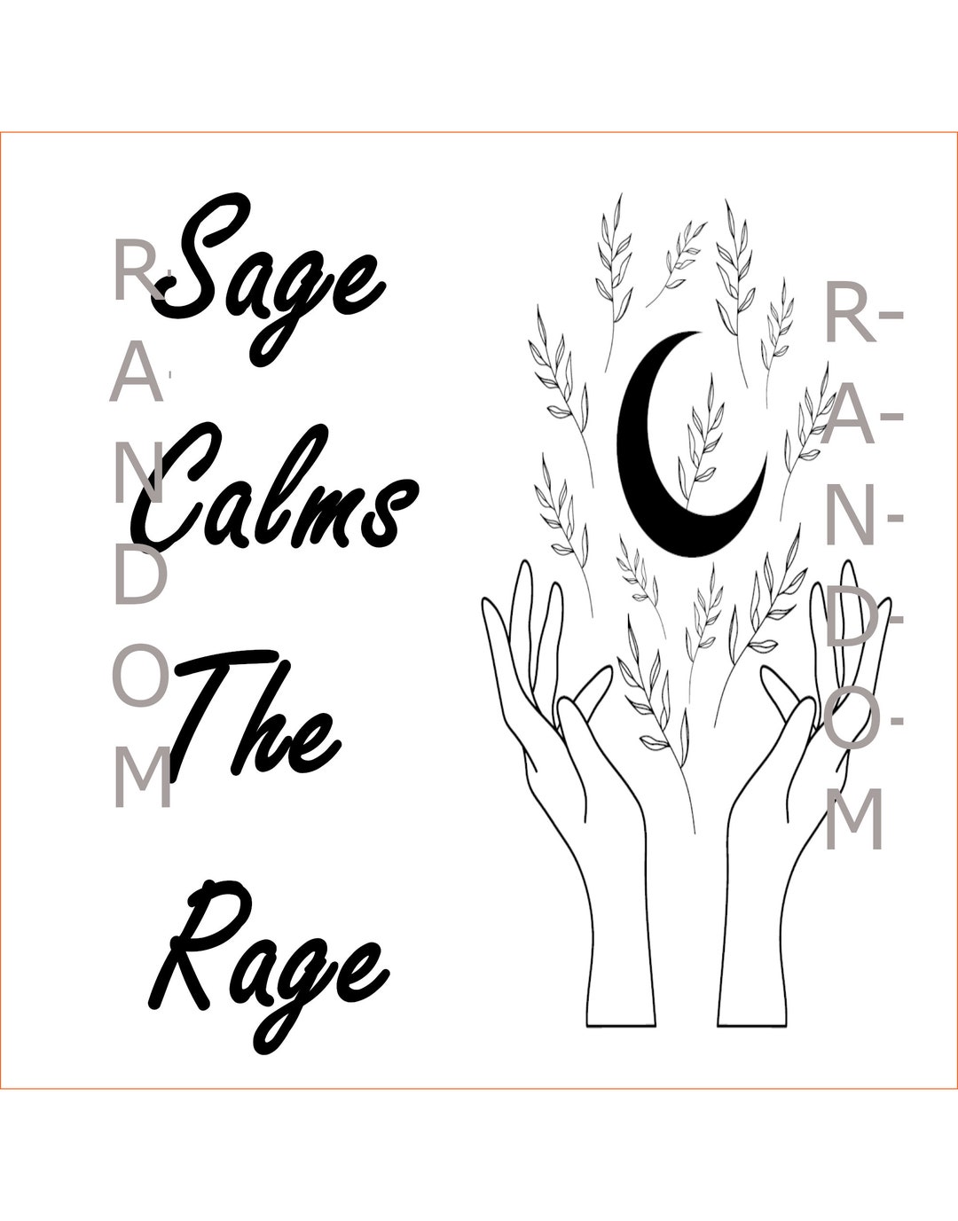 Sage svg, rage svg, sage png, rage png, svg files, png files, calm svg ...