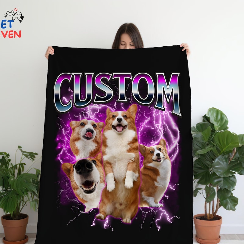 Blanket With Black Cats - Etsy