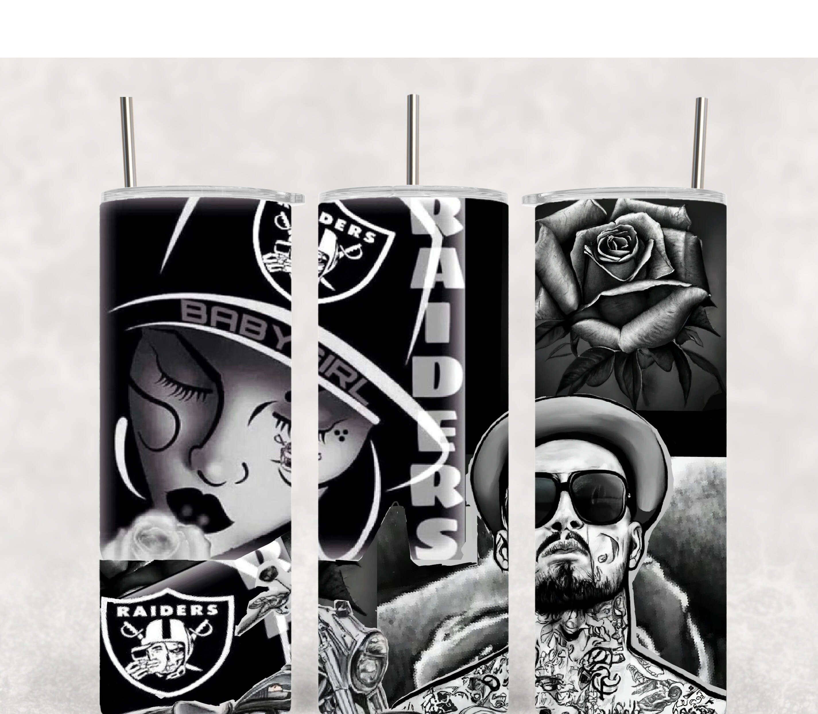Sublimation Digital Image Raiders Style Raider Nation Tumbler Wrap or ...
