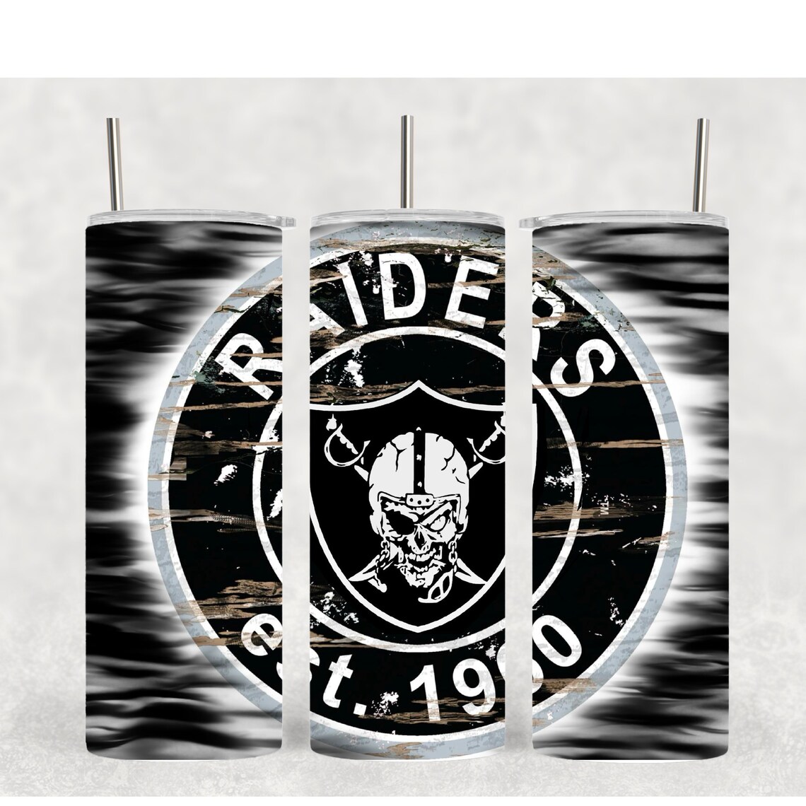 Tumbler Wrap, Sublimation, Vintage Logo, Raiders, Las Vegas, Football ...