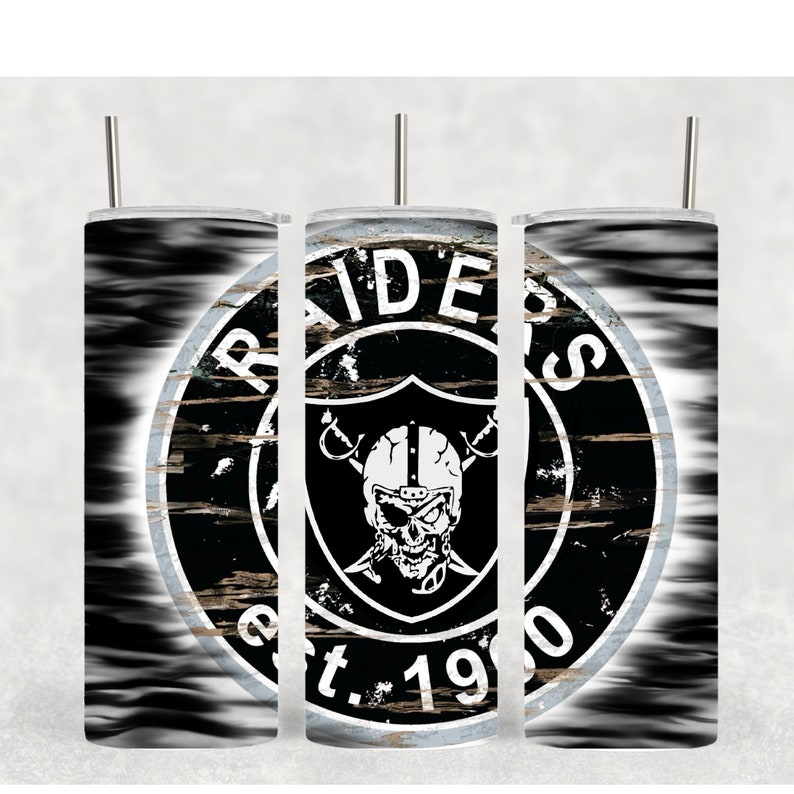 Tumbler Wrap, Sublimation, Vintage Logo, Raiders, Las Vegas, Football ...