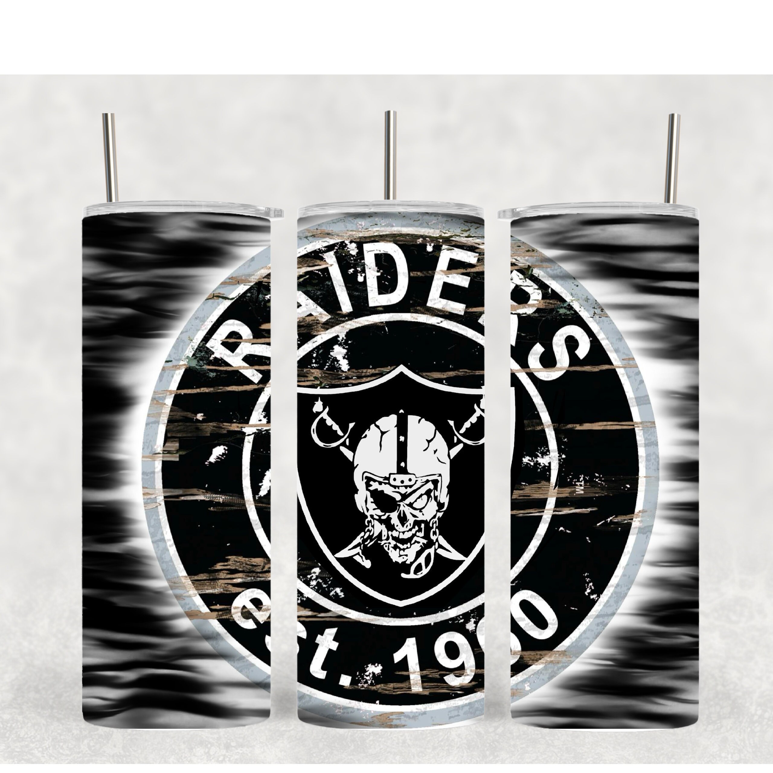 Tumbler Wrap, Sublimation, Vintage Logo, Raiders, Las Vegas, Football ...