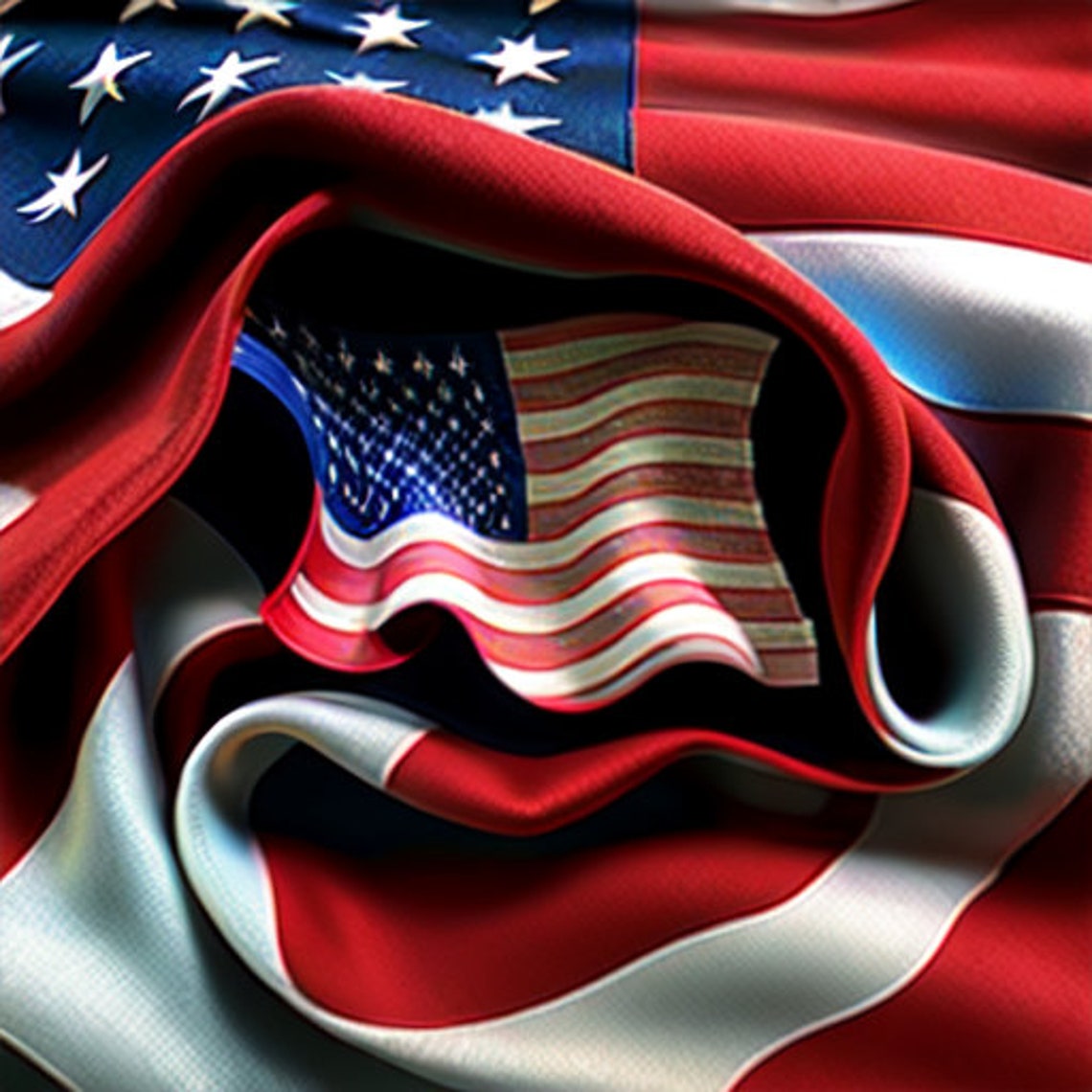 2024 USA American Flag Png, Us Flag Png, AI Created, Custom Flag Png ...