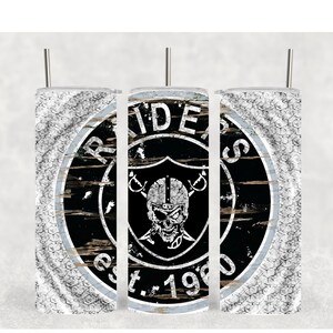 Tumbler Wrap, Sublimation, Vintage Logo, Raiders, Las Vegas, Football ...