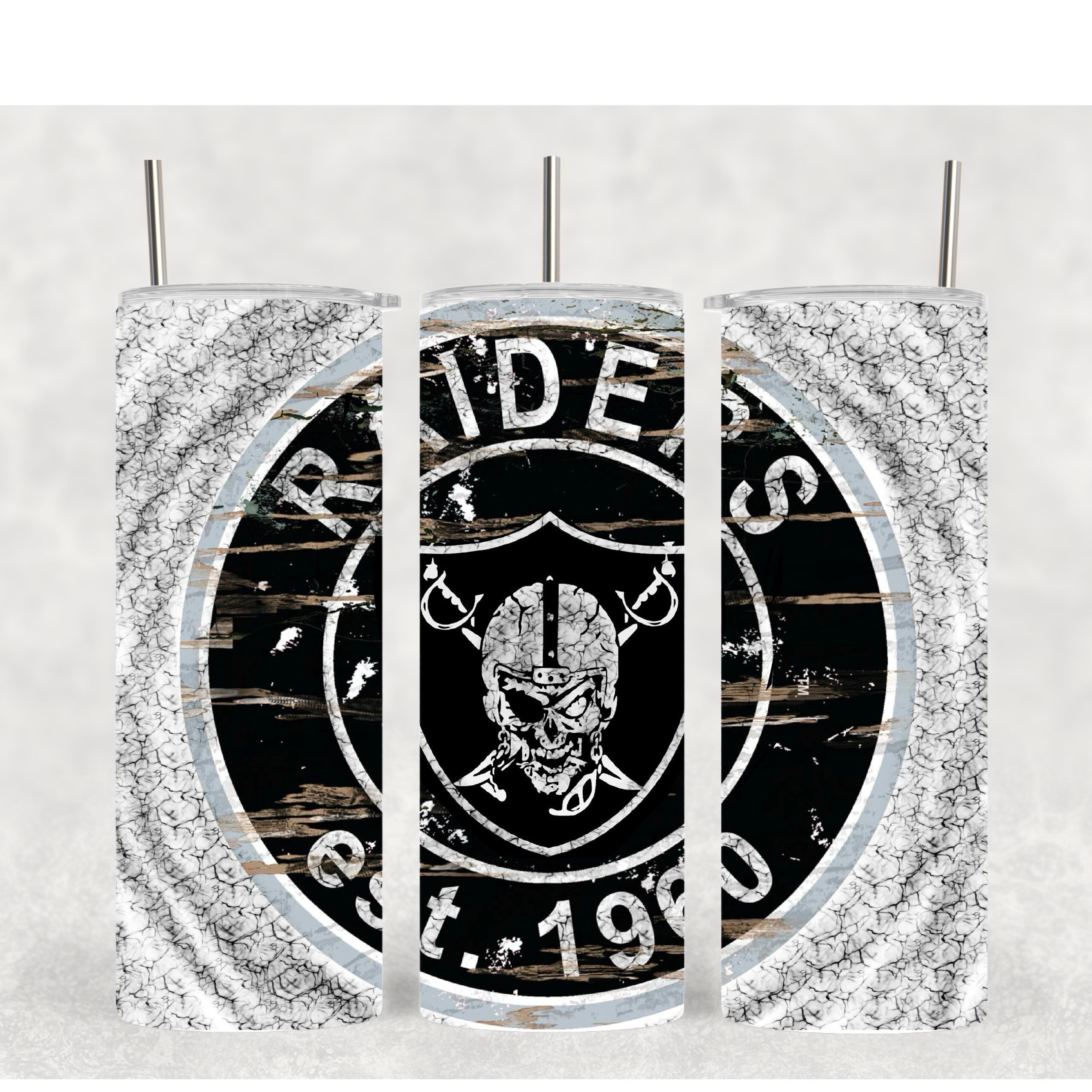 Tumbler Wrap, Sublimation, Vintage Logo, Raiders, Las Vegas, Football ...
