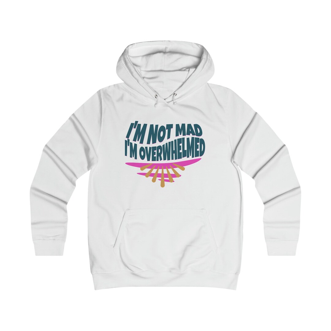 Retro I'm Not Mad I'm Overwhelmed ADHD Awareness Neurodivergent AUDHD ...