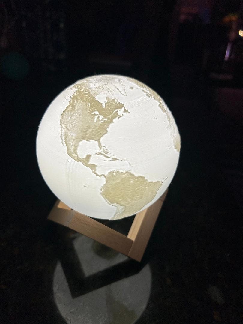 Planet Lamps With 16 Colors real Space Data Images Remote and Stand ...