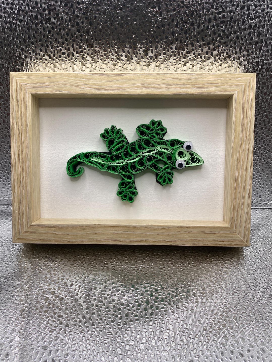 Handmade 3D Quilling Art Frame "lizard" - Etsy