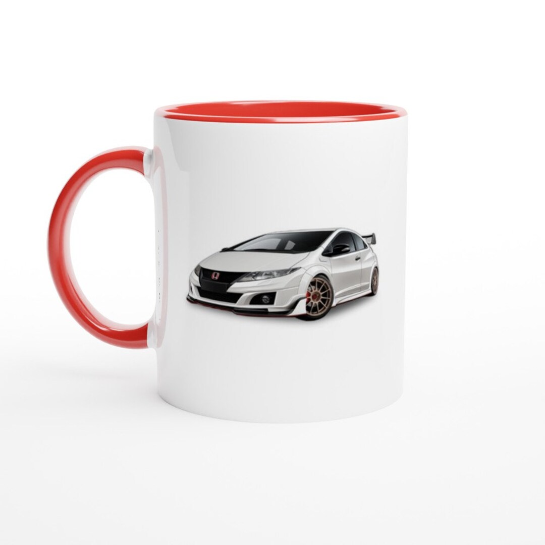 Honda Civic Type R FN2 Championship White Mug Red - Etsy