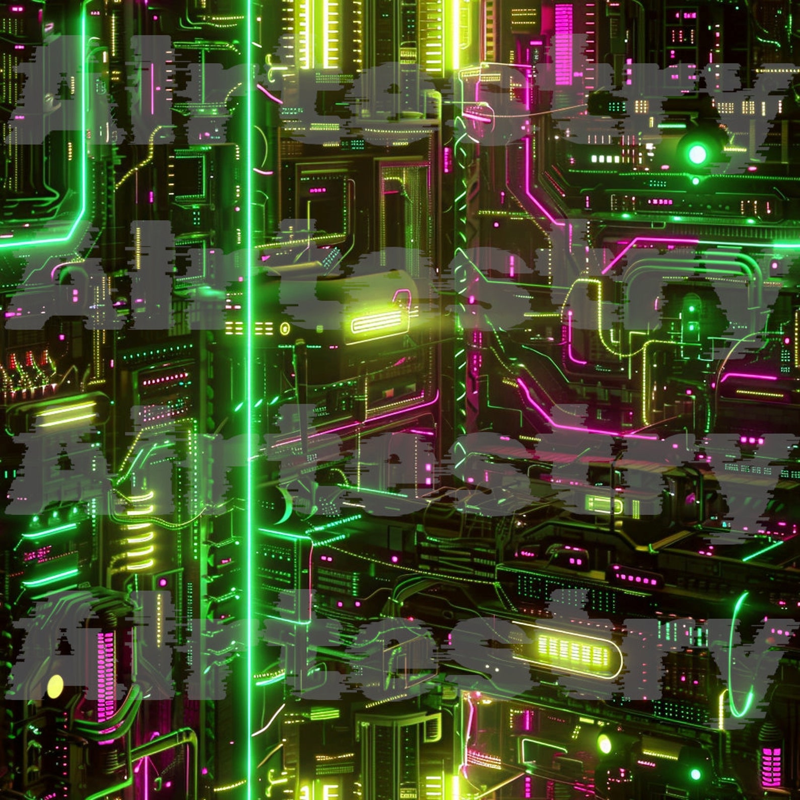 6 Seamless Cyberpunk Patterns - Etsy