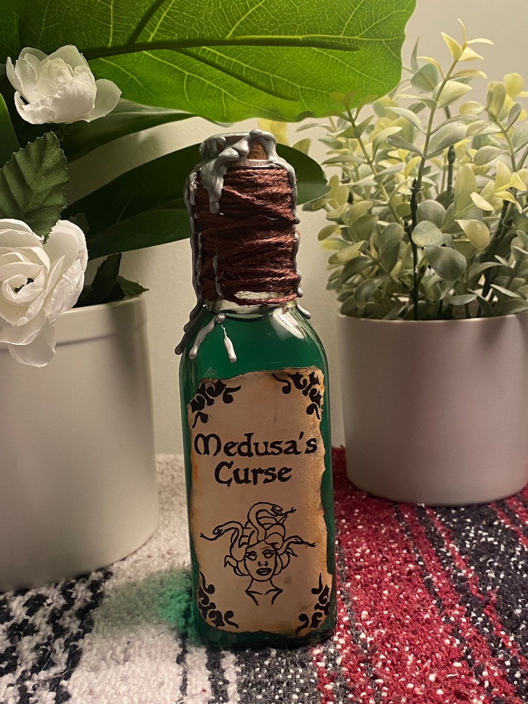 Medusas Curse Magical Decorative Potion Bottle - Etsy
