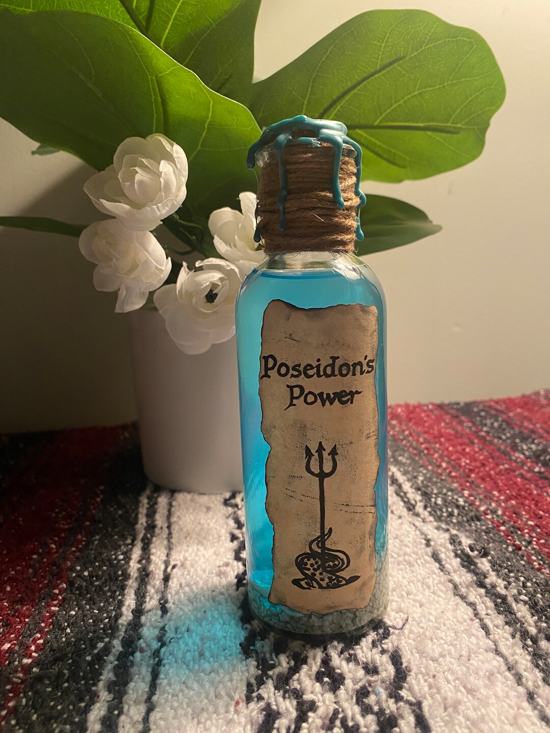 Poseidons Power Magical Decorative Potion Bottle - Etsy
