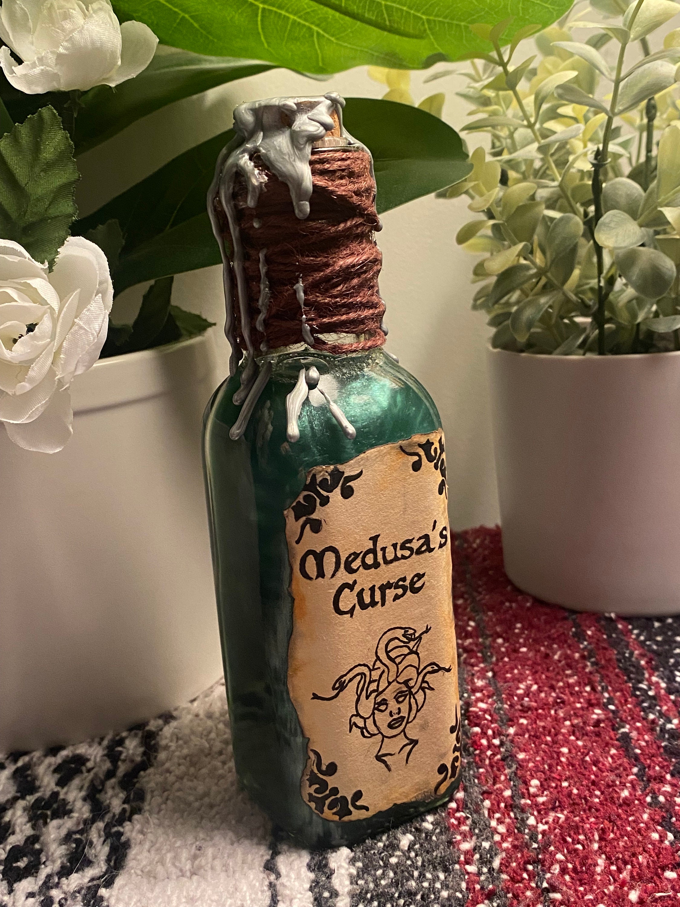 Medusas Curse Magical Decorative Potion Bottle - Etsy