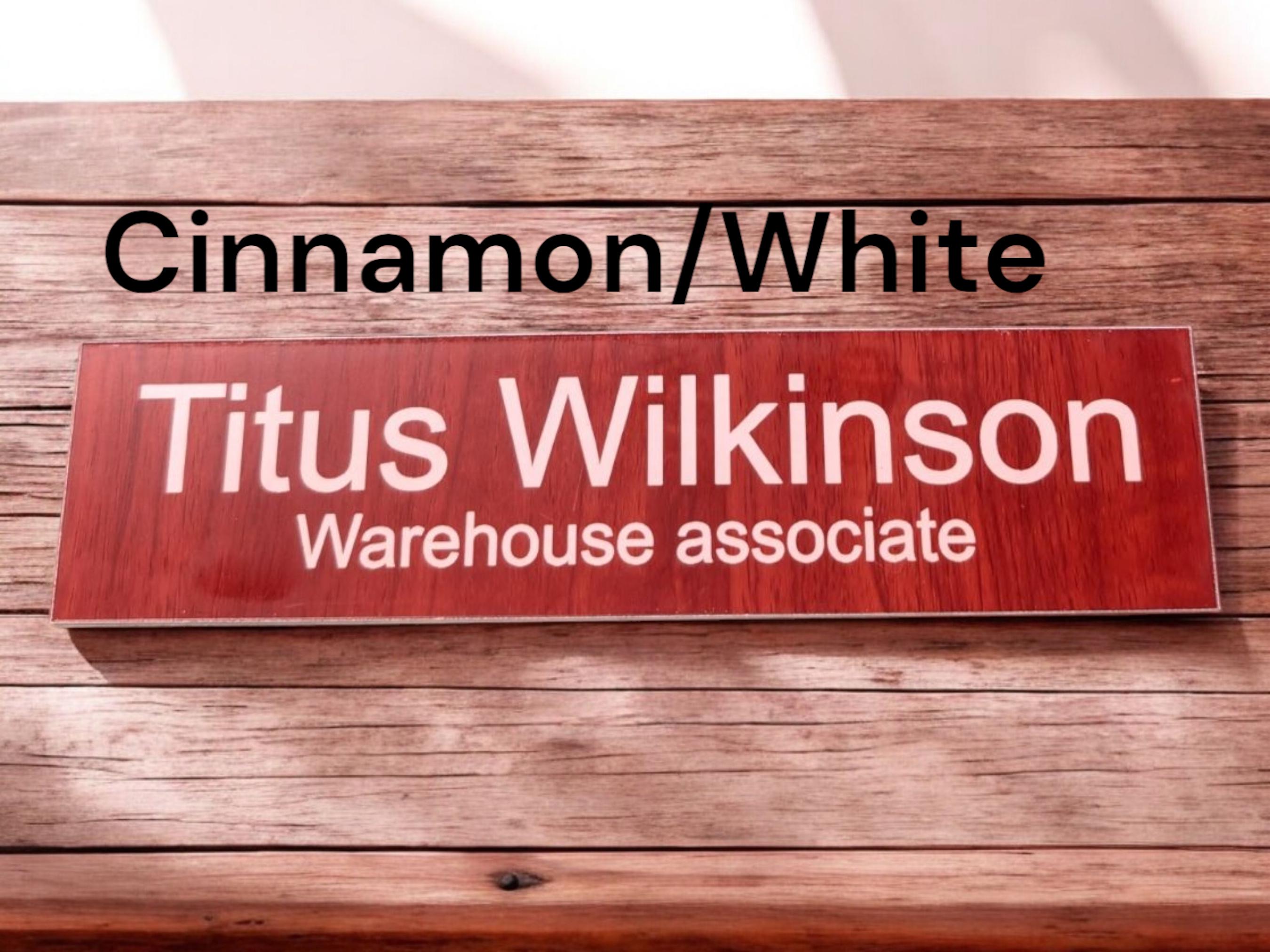 Custom Nameplates, Different Colors - Etsy