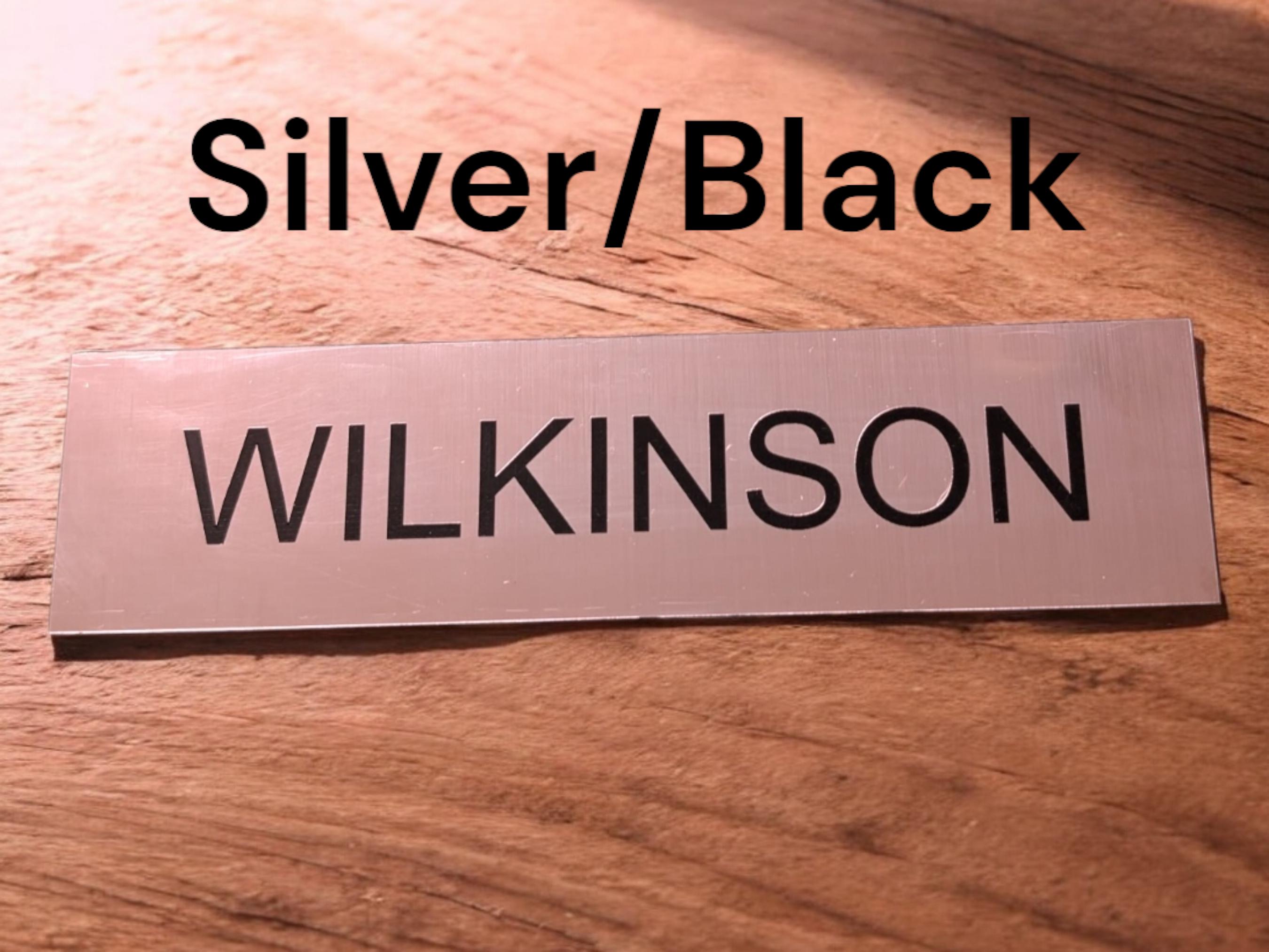 Custom Nameplates, Different Colors - Etsy