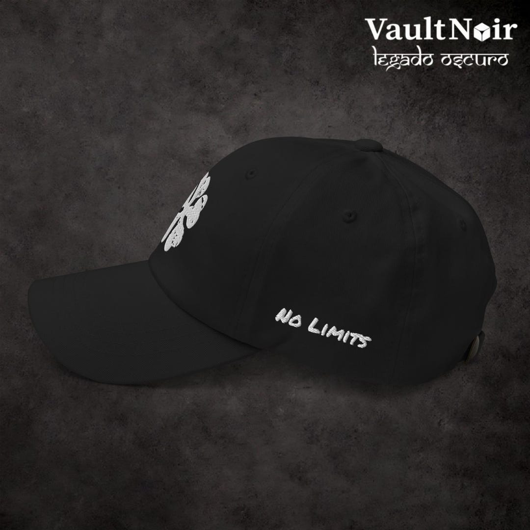 Black Anime Hat – Black Clover Cap – Motivational “no Limits ...