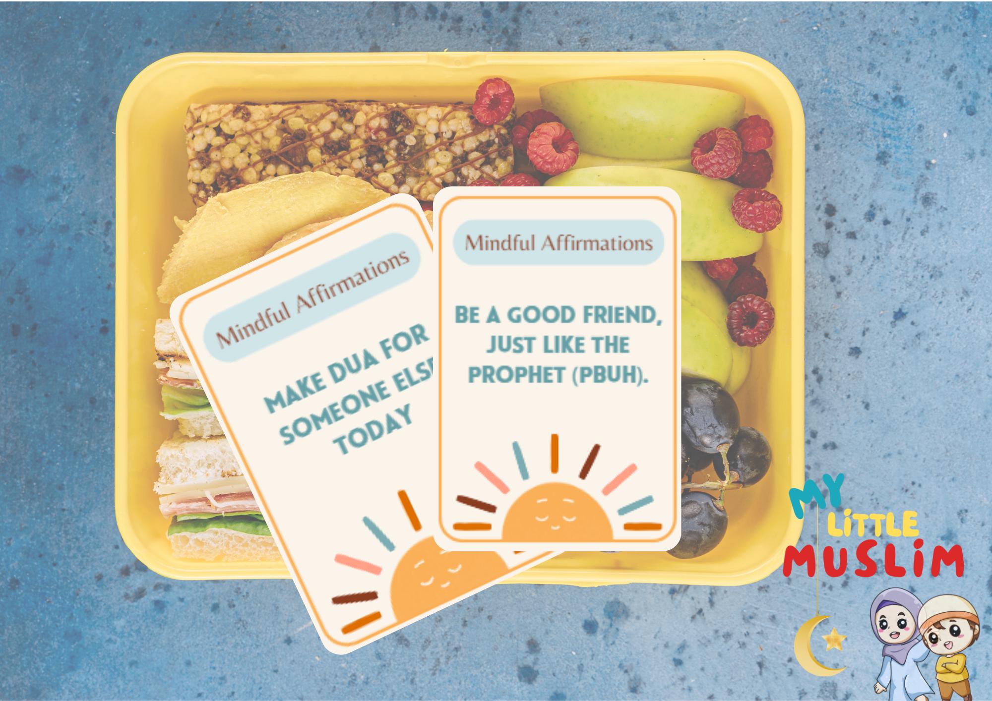 Islamic Kids Lunchbox Printable Flashcards School Islam Education ...