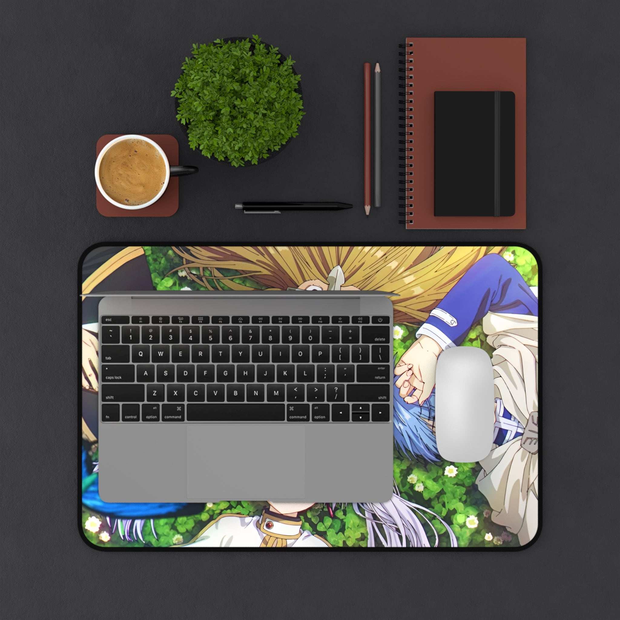 Frieren: Beyond Journey's End Fanart Inspired Mouse Pad Desk Mat, Gamer ...