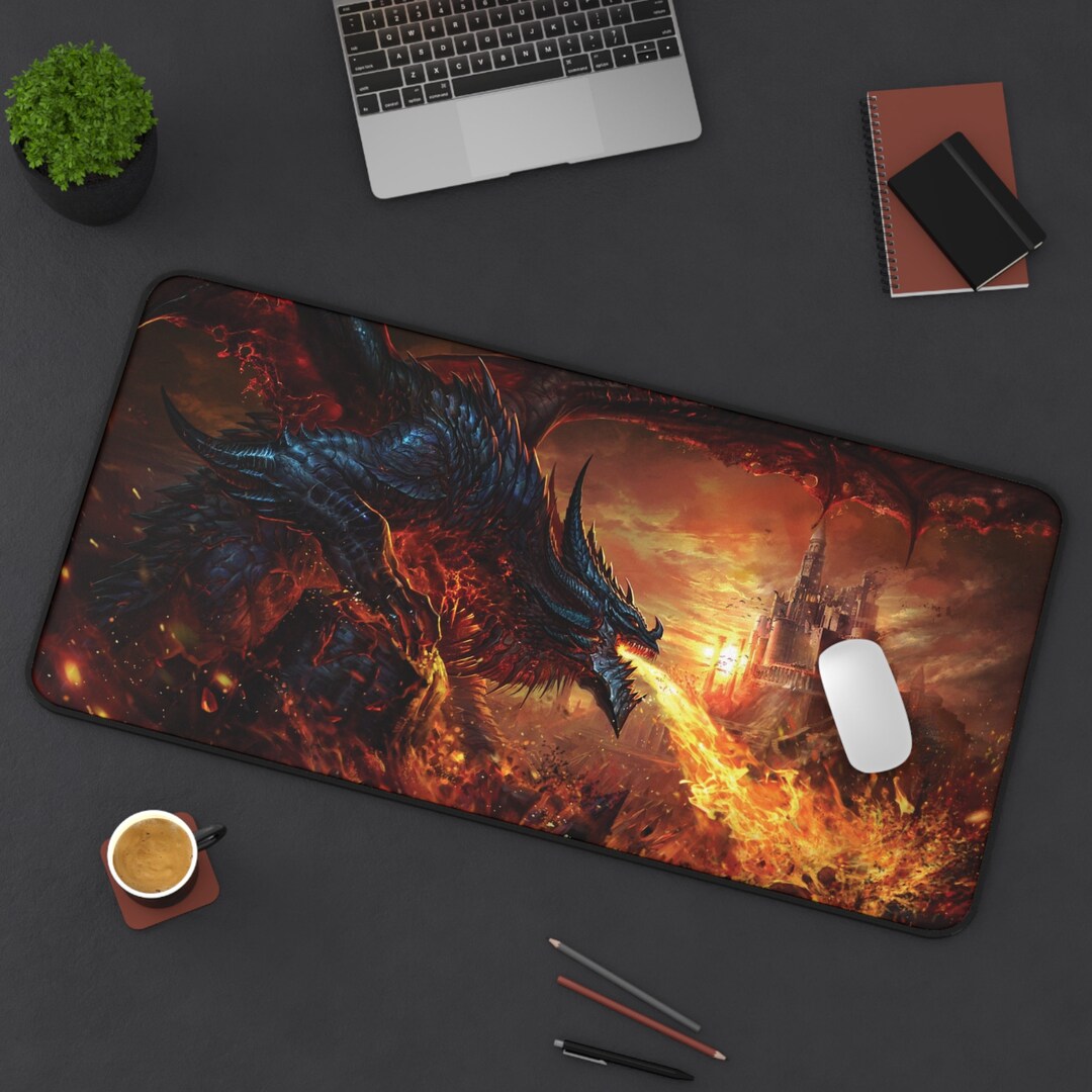 Deathwing Inspired Desk Mat, Mouse Pad, Tool Mat - Etsy