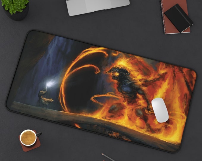 Hobbit Hole Desk Mat, Lord of the Rings Mousepad, the Shire Mouse Pad ...