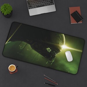 Aliens Art. Inspired Mouse Pad Desk Mat, Gamer Birthday Gift, Christmas ...
