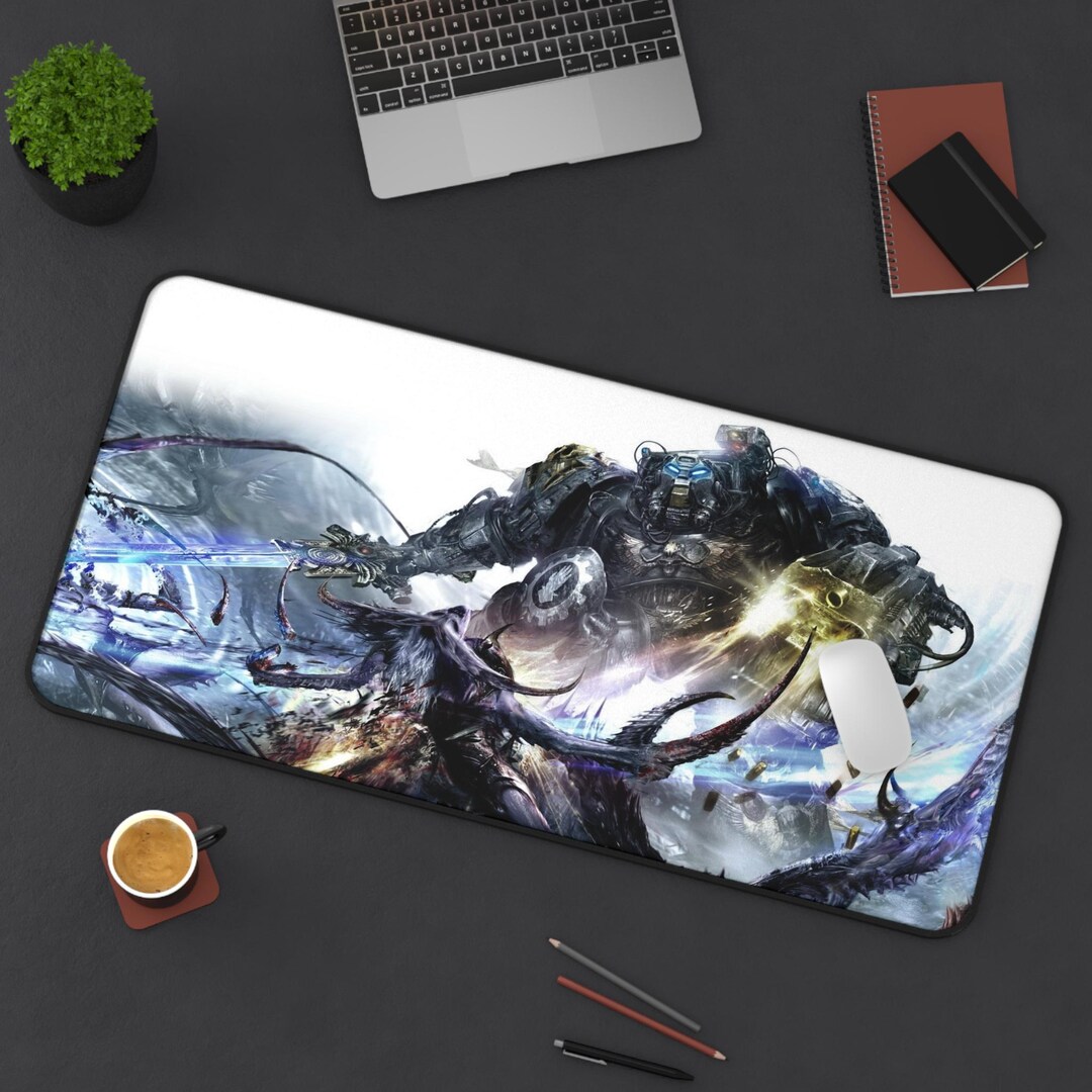 Fans of Warhammer 40k. Desk Mat, Game Room Decor, Perfect Office Gift ...