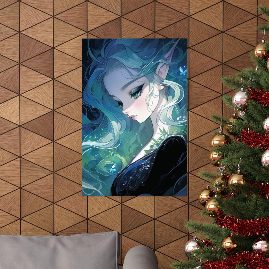 World of Warcraft Elf Girl Inspired Fan Art Poster. for All Wow Fans ...
