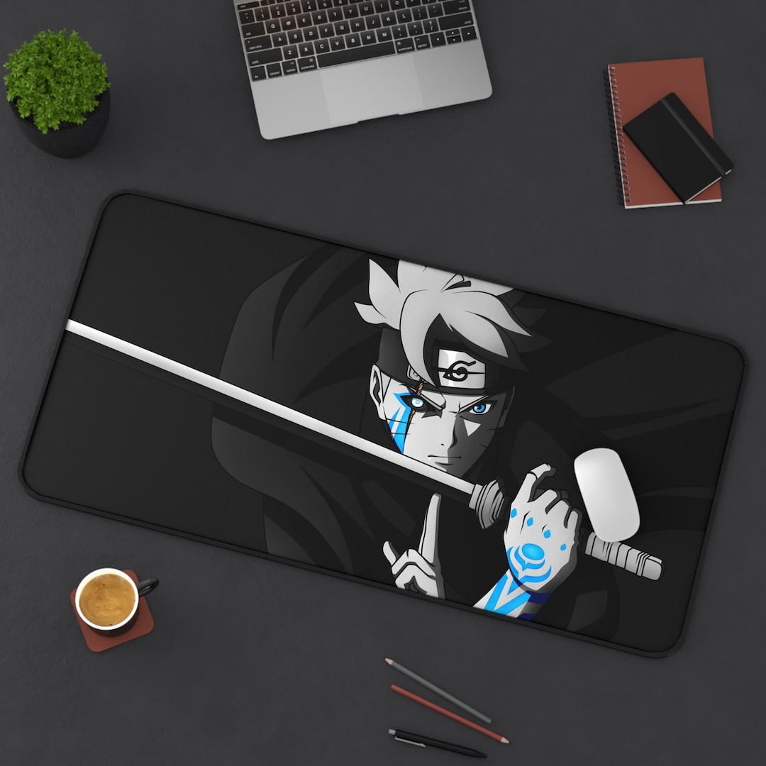 Boruto Uzumaki Naruto Manga Inspired Mousead Desk Mat. Customize and ...