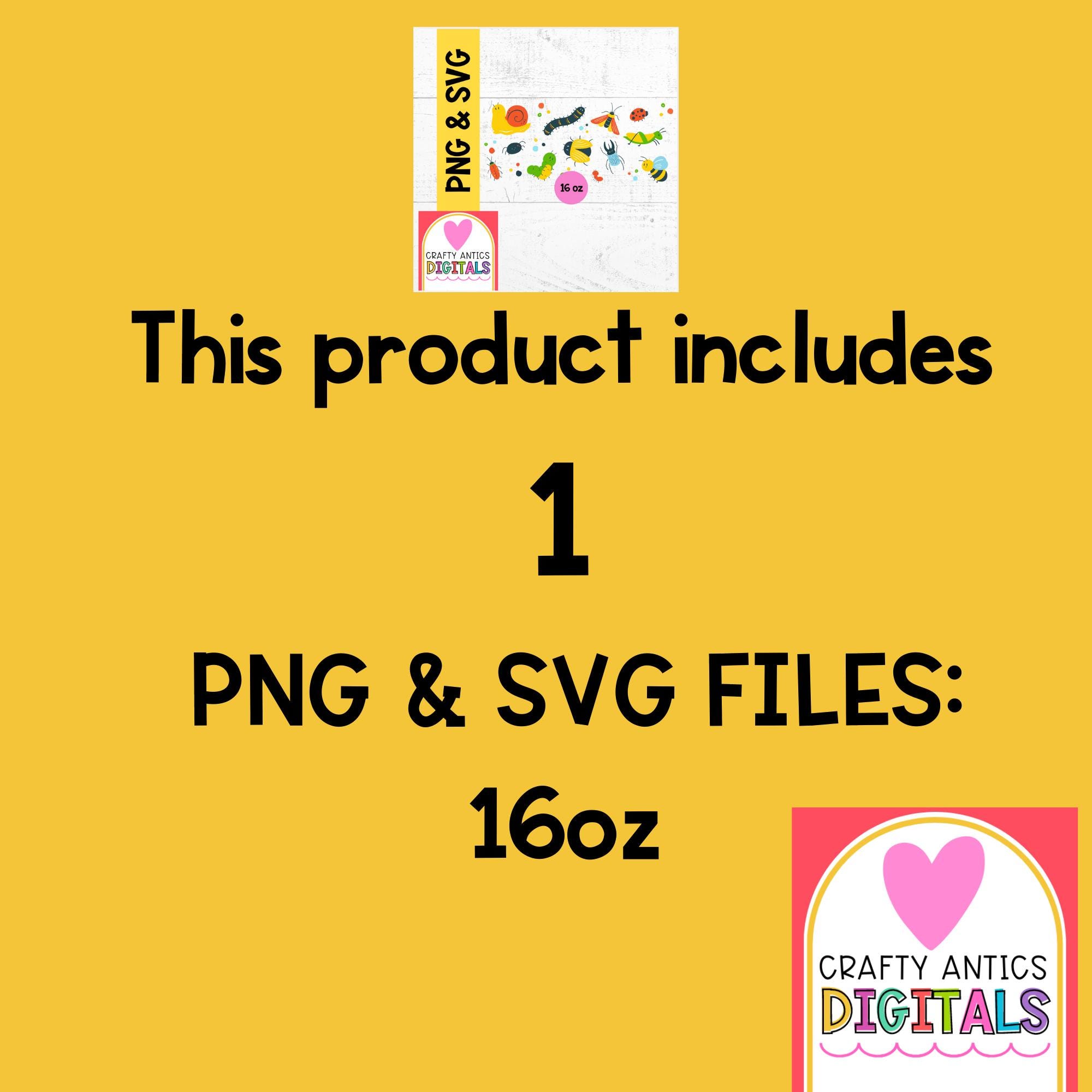 Bug Collage Summer Picnic PNG SVG Digital Cup File Cutesy Design Uv DTF ...