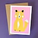 Fox // Birthday / Greeting Card - Etsy