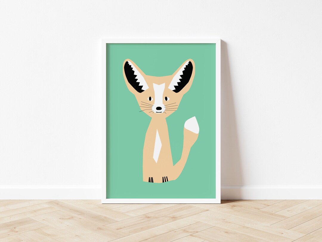 Fennec Fox // Art Print A5/A4/A3 - Etsy