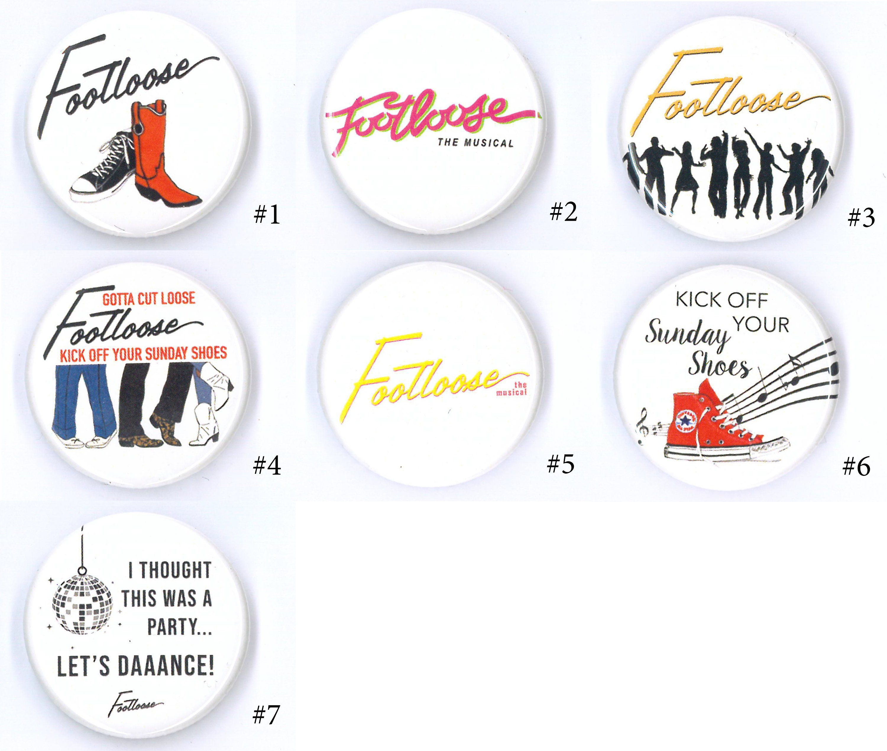 Broadway Inspired Show Button, 1.25, Pins, Musicals, Musical Theatre ...