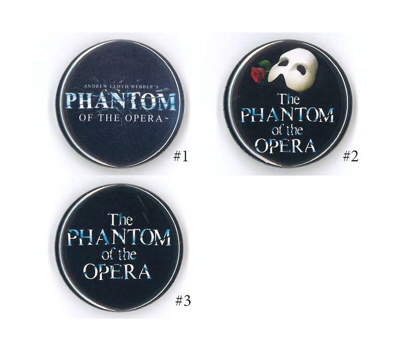 Broadway Inspired Show Button, 1.25", Pins, Musicals, Musical Theatre ...