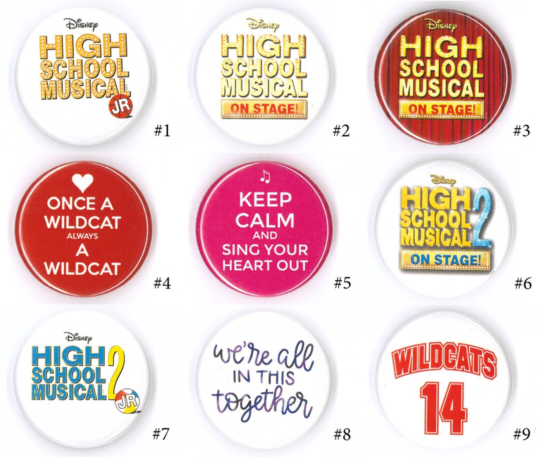 Broadway Inspired Show Button, 1.25", Pins, Musicals, Musical Theatre ...