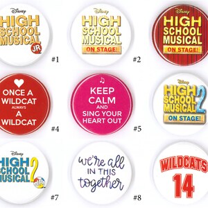 Broadway Inspired Show Button, 1.25", Pins, Musicals, Musical Theatre ...