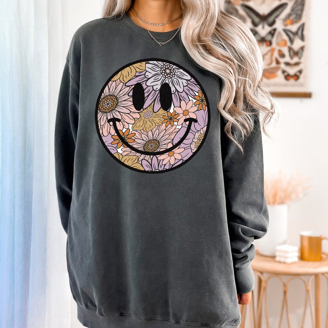 Dtf Ready to Press Transfers Shipped Direct to Film, Floral Distressed ...