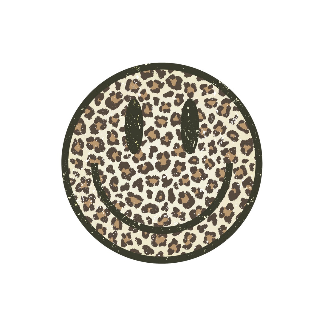 Dtf Ready to Press Transfers Shipped Direct to Film, Leopard Distressed ...