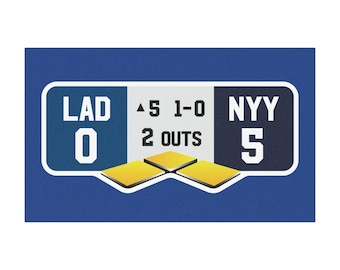 Dodgers Yankees World Series Bumper Sticker | Top of the Fifth - Etsy