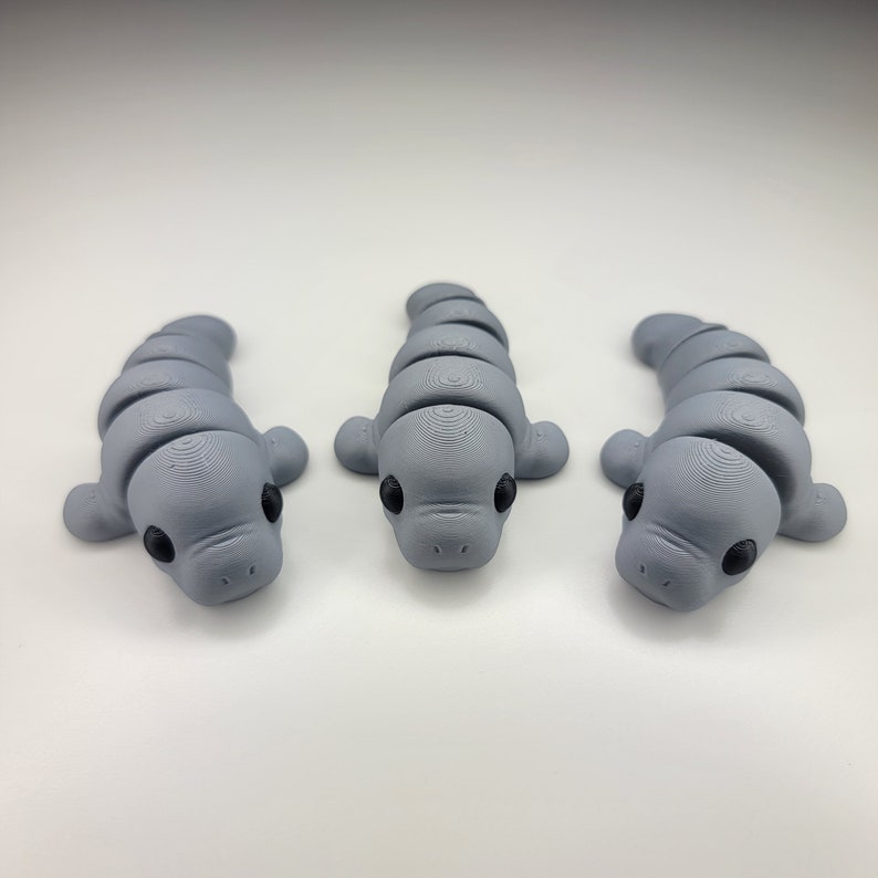 Baby Manatee 3D Printed Manatee Manatee Fidget Floaty Potato - Etsy