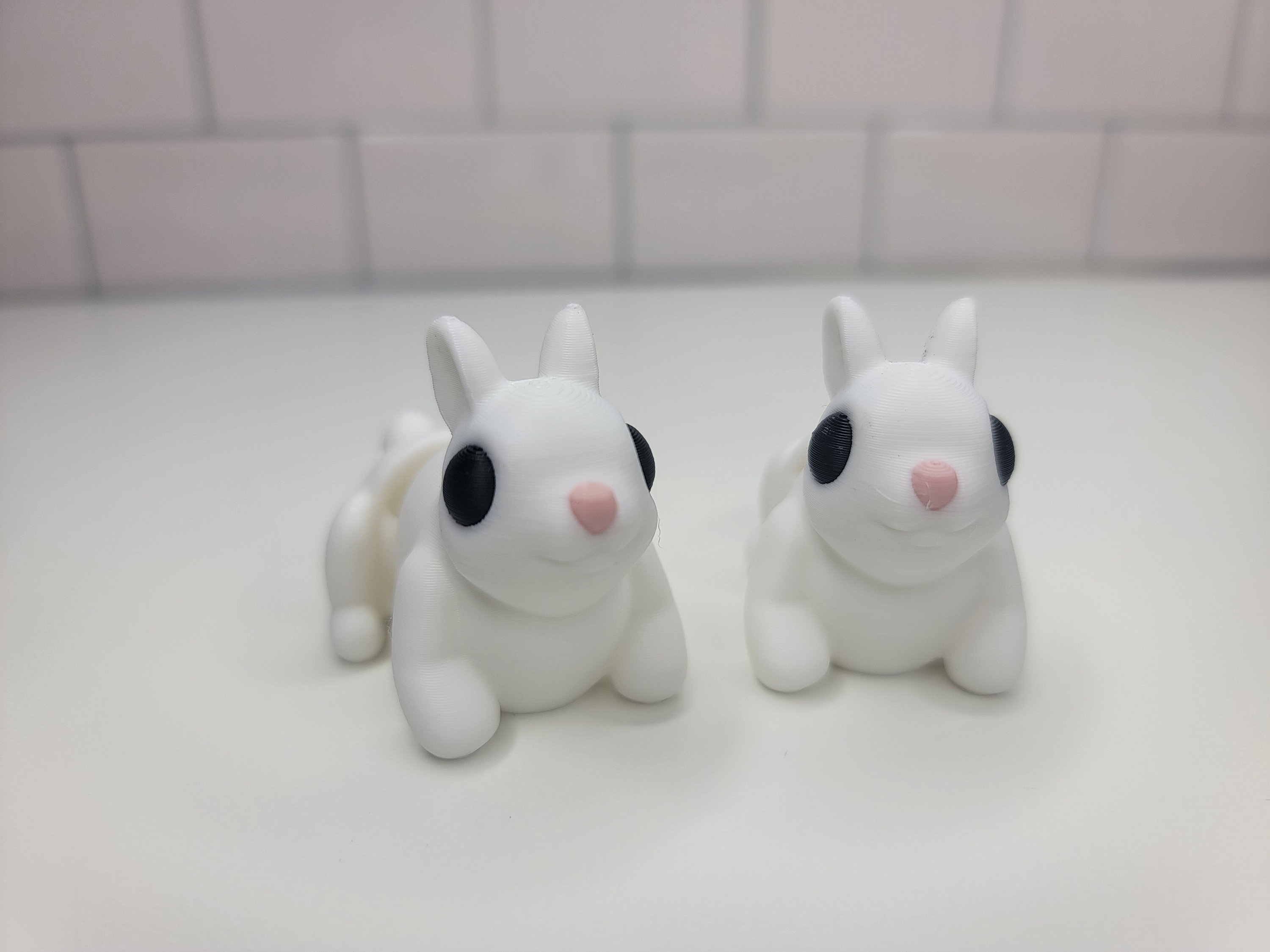 Mini Bunny 3D Printed Bunny Rabbit Articulating Bunny Fidget Easter - Etsy