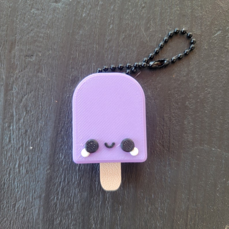 3D Printed Popsicle Keychain Cute Popsicle Keychain Popsicle Keychain ...