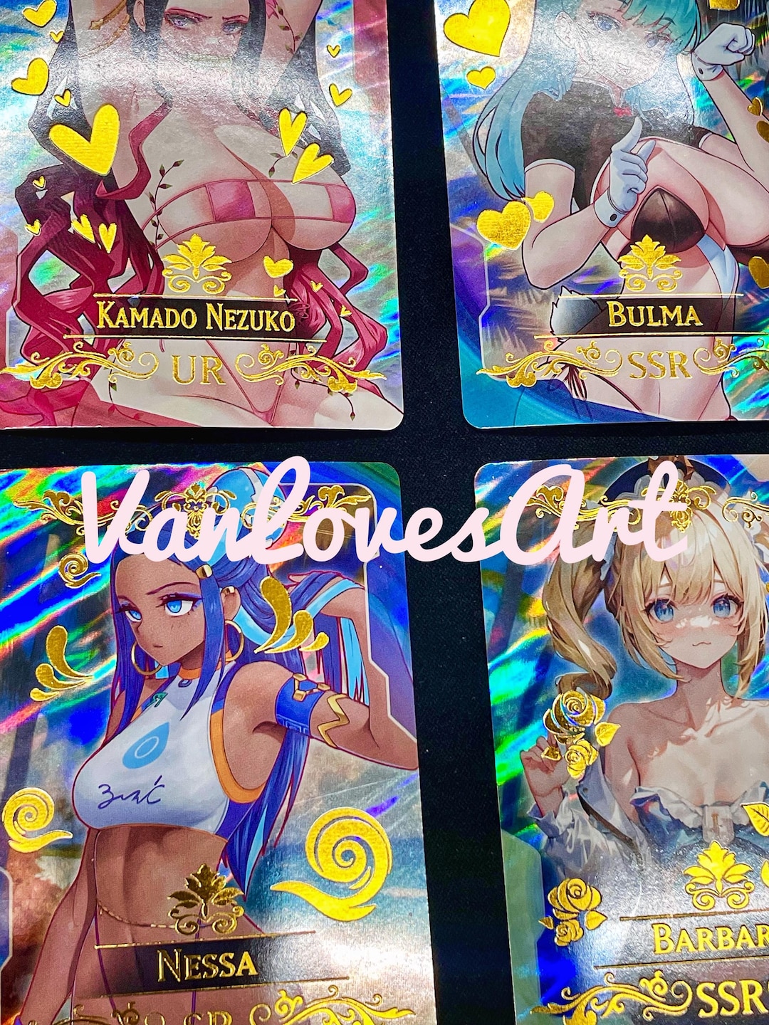 Sexy Hentai Shiny Waifu Cards! Handmade Lewd/naughty Vanlovesart Japanese Style, Trading Cards ...